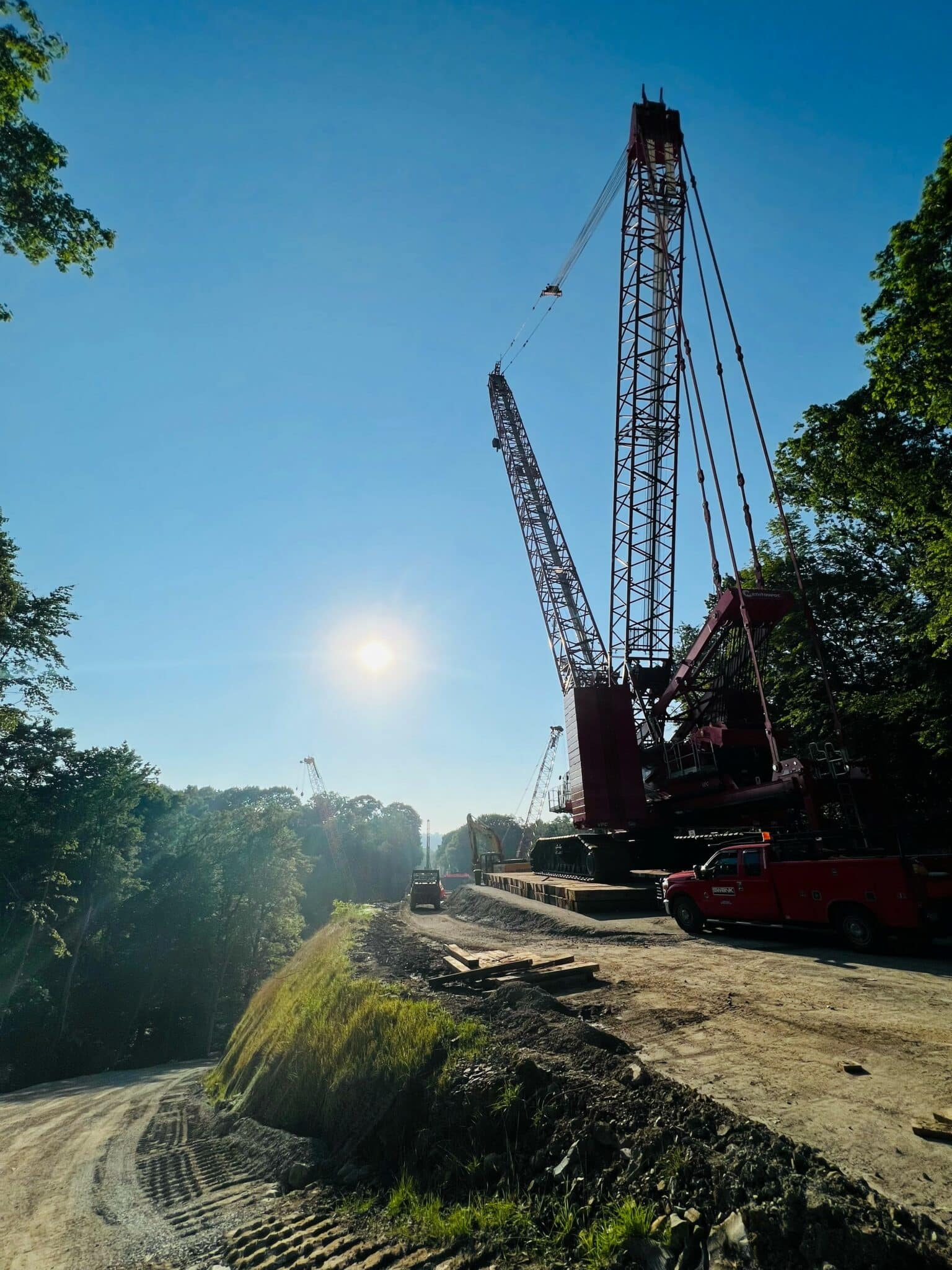 Crane Rentals for Road and Bridge Construction