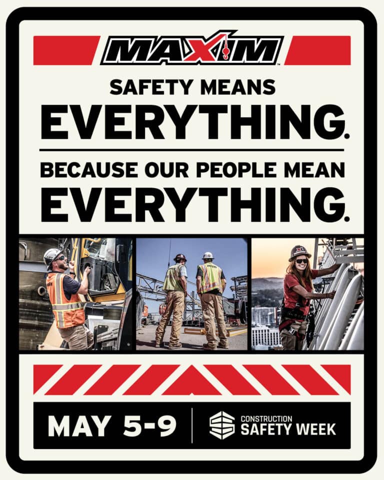 Maxim's Commitment to Safety First